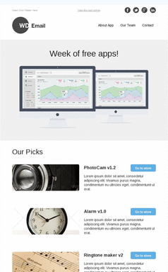 Email Newsletter Templates (Mobile-Friendly) - Examples | Pinpointe